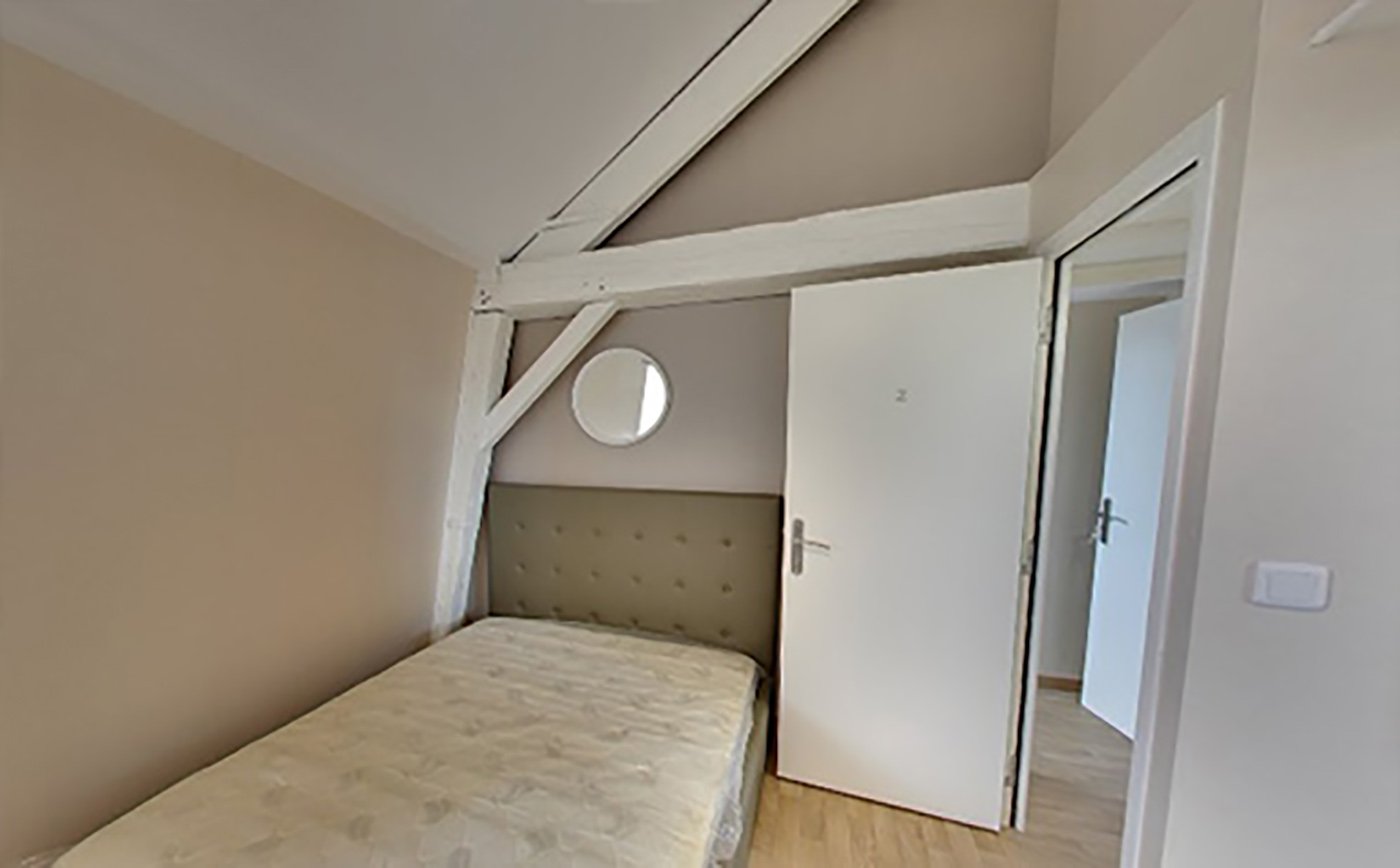 Fully furnished and equipped double room of 13.24 m². – Colocation City